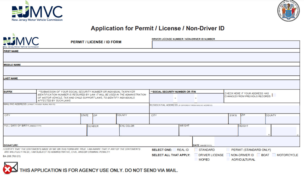 NJのMVCでのInitial Permit（2021年12月） | アメリカ生活Naru Blog